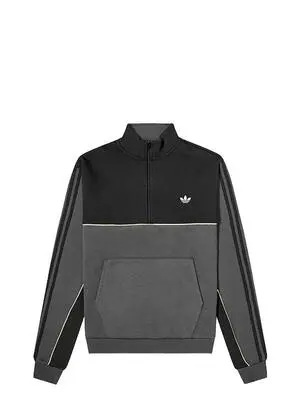 Adidas Originals Mod Half Zip Sweatshirt - Black