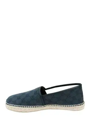 Gucci Gg Flat Espadrille - Blue