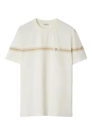 Burberry Burberry 25 Striped Cotton T-shirt' Beige' Beige