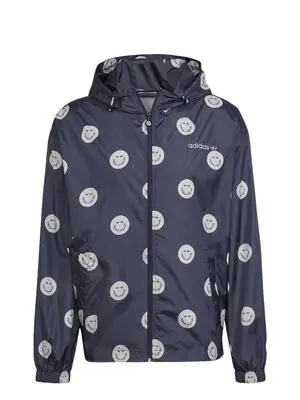 Adidas Originals Smiling Face Hooded Track Jacket - Multi-color