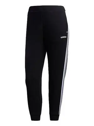 Adidas Neo Essentials 3-stripes Cropped Pants - Black