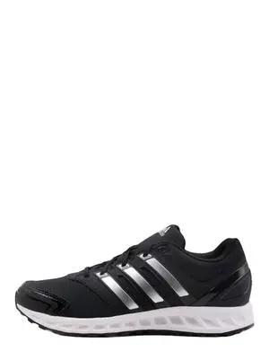 Adidas Athletic Low Top Lace-up Sneakers - Black And White