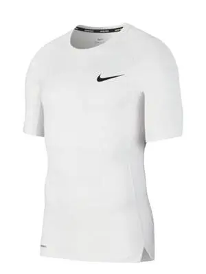 Nike Pro Training Short Sleeve Top - White
