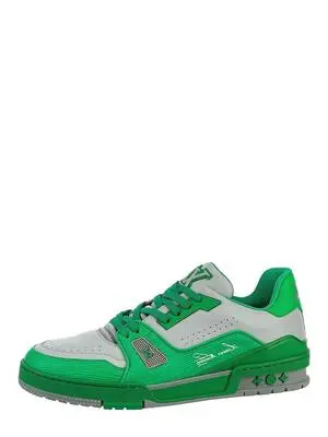 LOUIS VUITTON Trainer Sneakers - Grey/green
