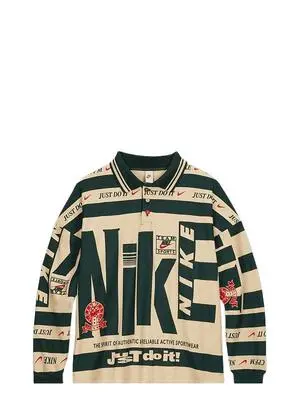 Nike X Cactus Plant Flea Market Long Sleeve Polo - Khaki