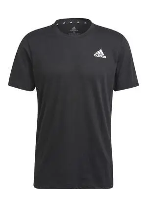 Adidas Short Sleeve Solid Color Logo Pullover - Multi-color