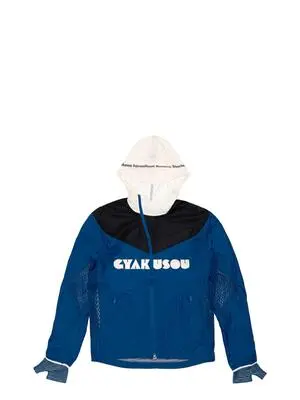 Nike X Gyakusou Crossover Splicing Colorblock Alphabet Zipper Hooded Jacket - Multi-color