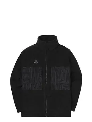 Nike Fleece Zipper Jacket - Black