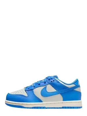 Nike Dunk Low Lace-up Sneakers - Light Silver/sail/light Photo Blue