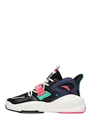 ANTA Life Life Series Sneakers - Black/pink/blue