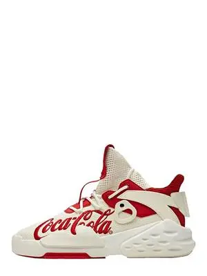 ANTA X Coca Cola Badao Sneakers - Ivory/red