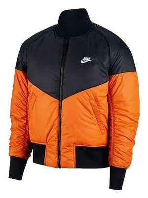 Nike Padded Bomber Jacket - Orangeblackmulti-color