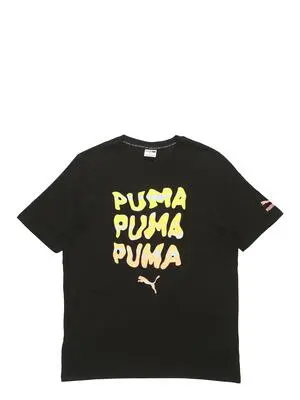PUMA Puma Summer Graphic T-shirt 'black' Black