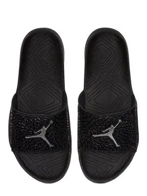 JORDAN Air Hydro V2 Slide Sandals - Black/metallic Silver
