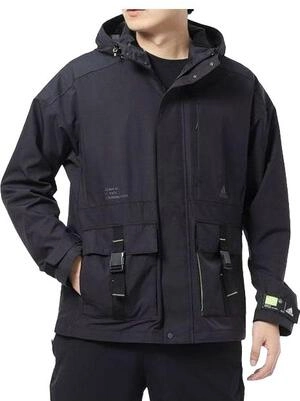 Adidas Woven Bagjk Hooded Jacket - Black