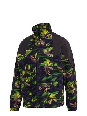 Adidas Originals Graphic Print Track Jacket - Black