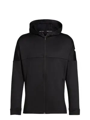 Adidas Workout Warm Full-zip Hoodie - Black