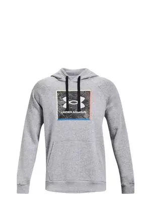 Under Armour Rival Fleece Graphic Hoodie - Grey