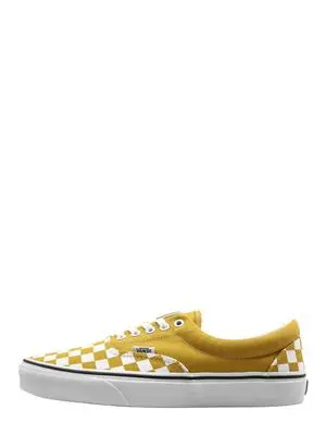 VANS Era Checkerboard Sneakers - Yellow/white