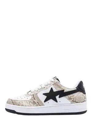 A BATHING APE Sta Snakeskin Sneakers - Default Colorway