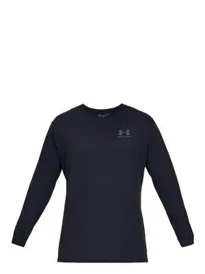 Under Armour Sportstyle Left Chest Long Sleeve T-shirt - Black