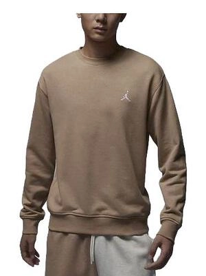 JORDAN Essentials Logo Crewneck Sweatshirt - Khaki