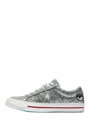 CONVERSE Chiara Ferragni X One Star Ox Glitter Sneakers - Silver