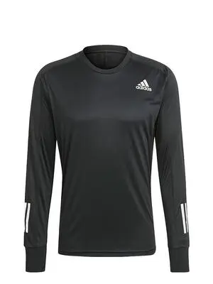 Adidas Own The Run Long Sleeve Top - Black