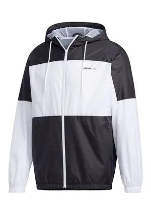 Adidas Neo Color Block Sport Coat - Black