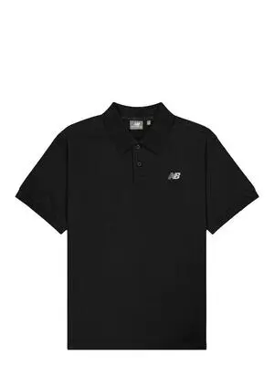 NEW BALANCE Nb Logo Polo Shirt Asia Sizing - Black