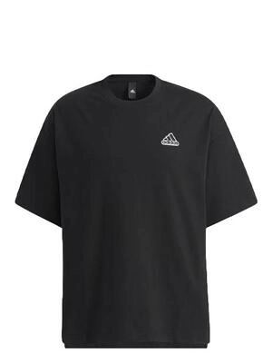 Adidas M Badge Tee Sports Round Collar Male - Black