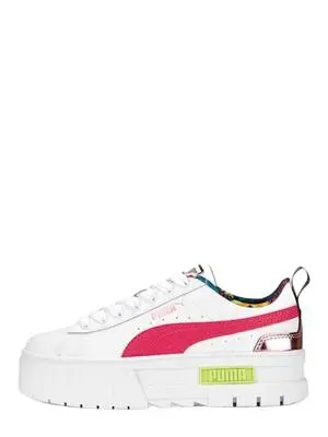 PUMA Mayze Platform Sneakers - White/lily Pad