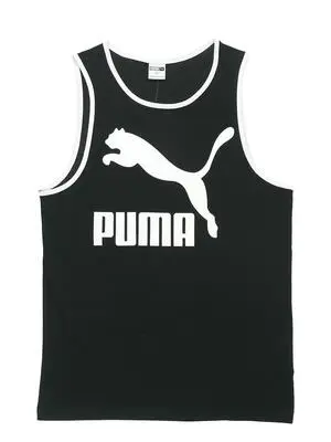PUMA Classics Logo Tank Top - Black/white