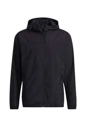 Adidas Sports Hooded Windbreaker Jacket - Black