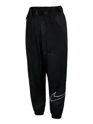 Nike Logo Sports Adjustable Belted Woven Trousers - Default Color