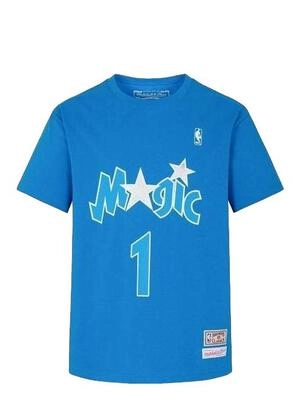 Mitchell & Ness X Nba Orlando Magic T-shirt 'tracy Mcgrady 1 - Blue