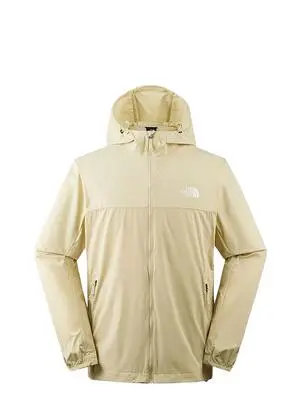 The North Face Hooded Windbreaker Jacket - Beige