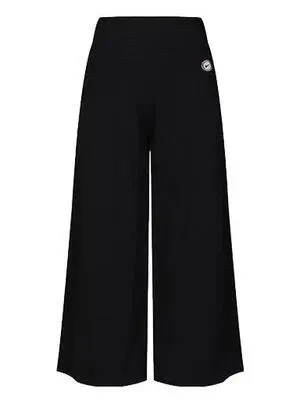 Nike Ribbed Knit Wide-leg Trousers - Black