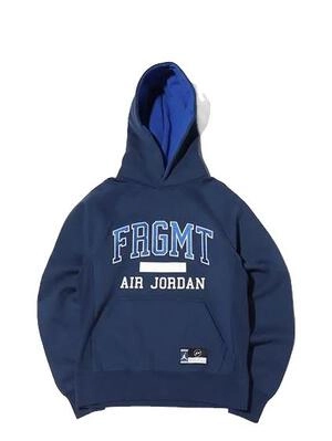 JORDAN X Fragment Design Collaboration Pullover Hoodie - Blue