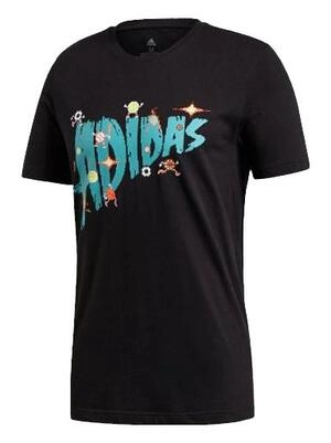 Adidas Short Sleeve Graphic Tee - Black
