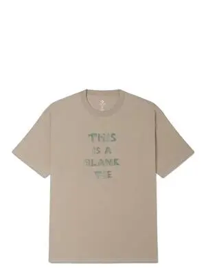CONVERSE Logo T-shirt Asia Sizing - Beige