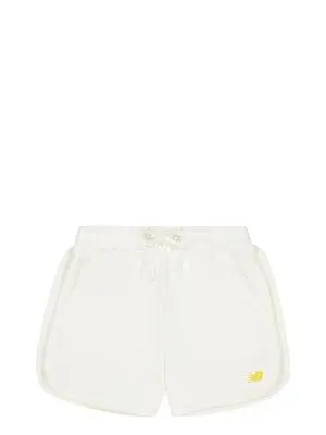 NEW BALANCE High-rise Shorts With Logo - White