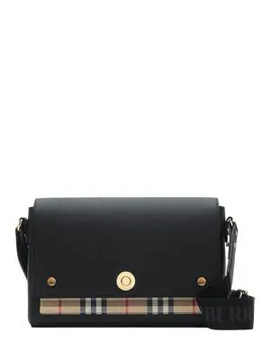 Burberry Calfskin Crossbody Bag - BURBERRY Black
