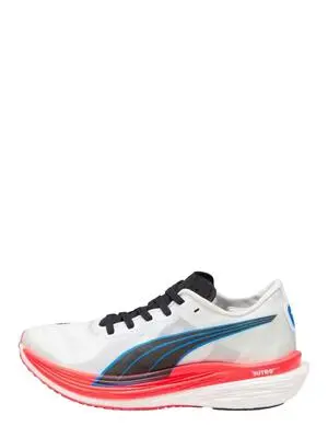 PUMA Deviate Nitro Elite 2 Athletic Sneakers - White/fire Orchid/ultra Blue