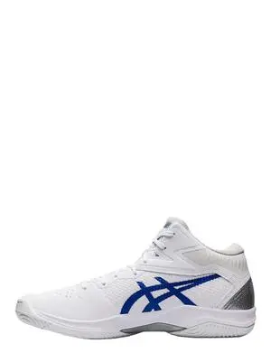 Asics Mid Top Basketball Sneakers - White/blue