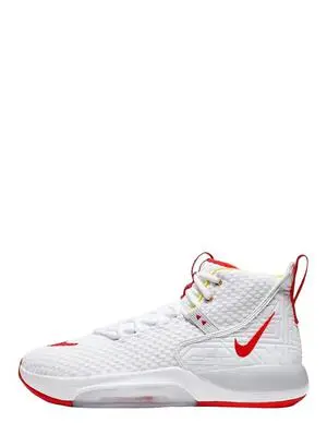 Nike Zoom Rize High-top Basketball Sneakers - White/red/yellow