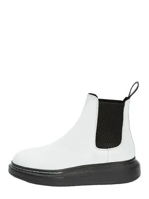 Alexander McQueen Hybrid Chelsea Boot - Black/white