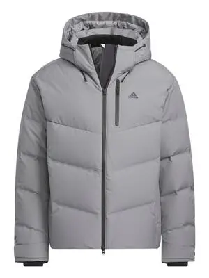 Adidas Padded Down Jacket With Hood - Grey