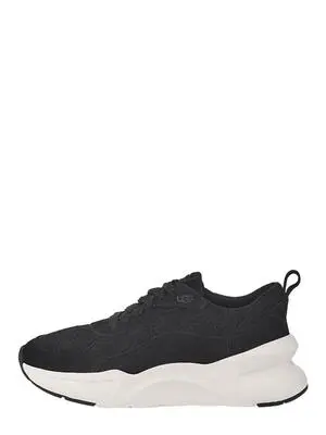 UGG UGG La Glide Logo Stitch Sneakers Black