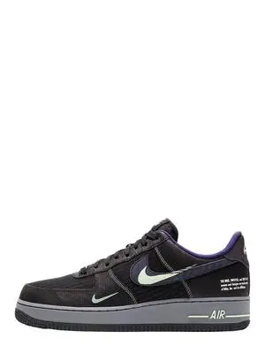 Nike Force 1 '07 Lv8 Low "future Swoosh" Sneakers - Black
